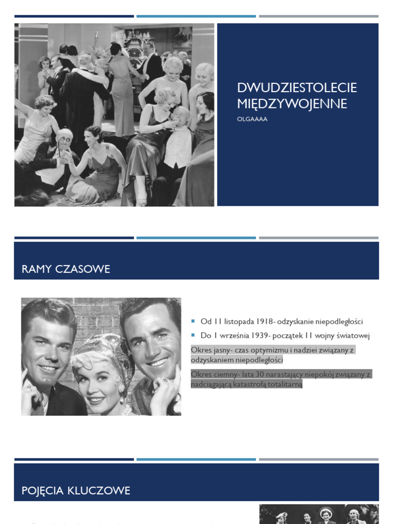 Dwudziestolecie Międzywojenne: Olgaaaa | PDF
