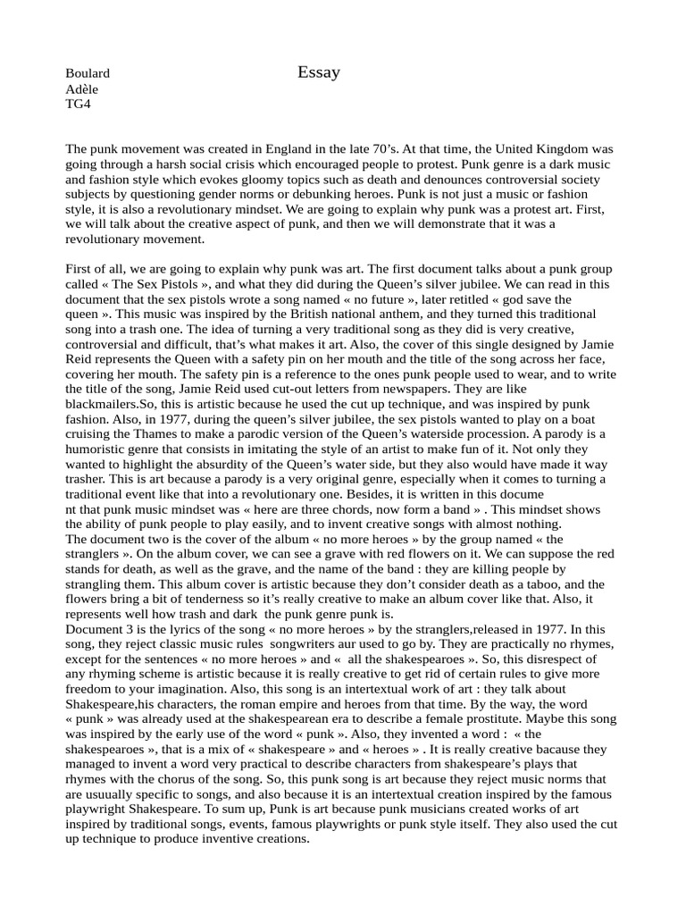 Punk Synthese PDF | Download Free PDF | Punk Rock