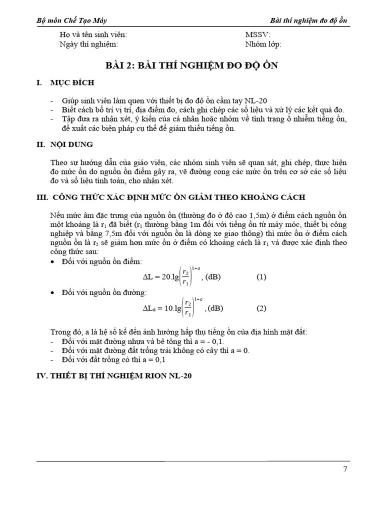 Bai 2-Thi Nghiem Do Do On | PDF
