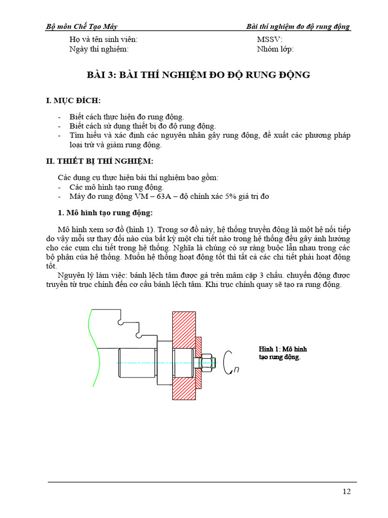 Bai 3-Thi Nghiem Do Do Rung Dong | PDF