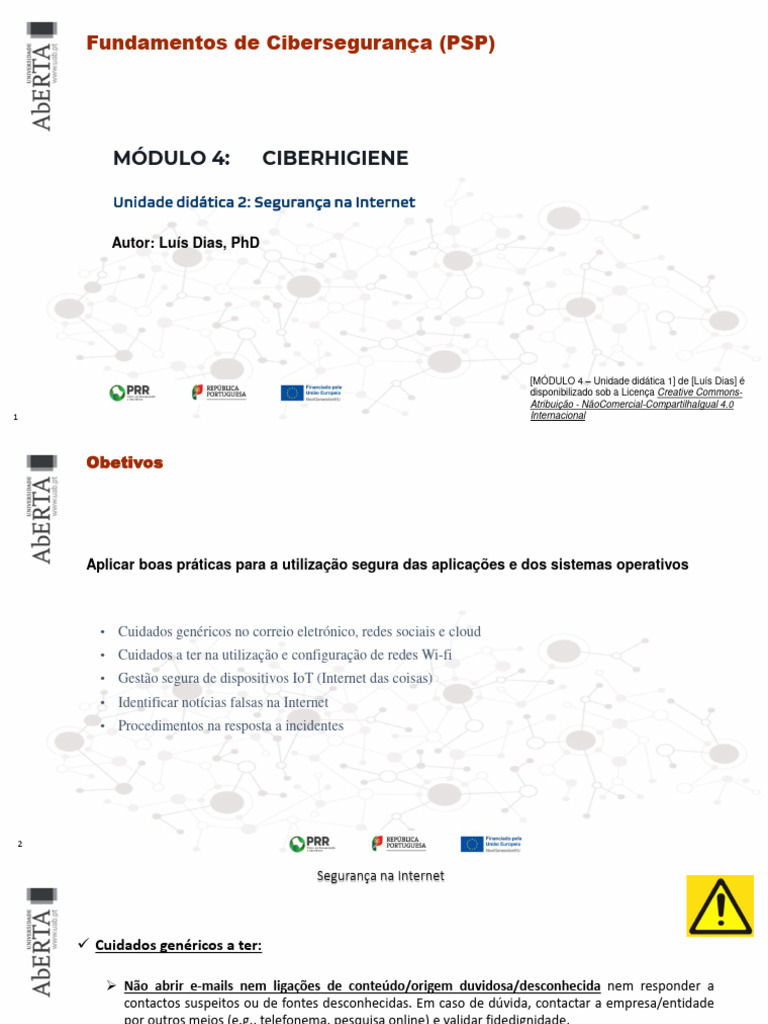 M4 UD2 - Segurança na internet | PDF | Segurança de computadores ...