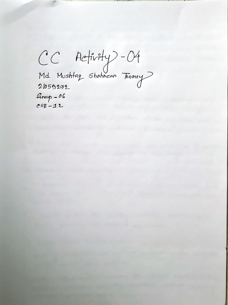 CC Activity-4 (21053292) | PDF