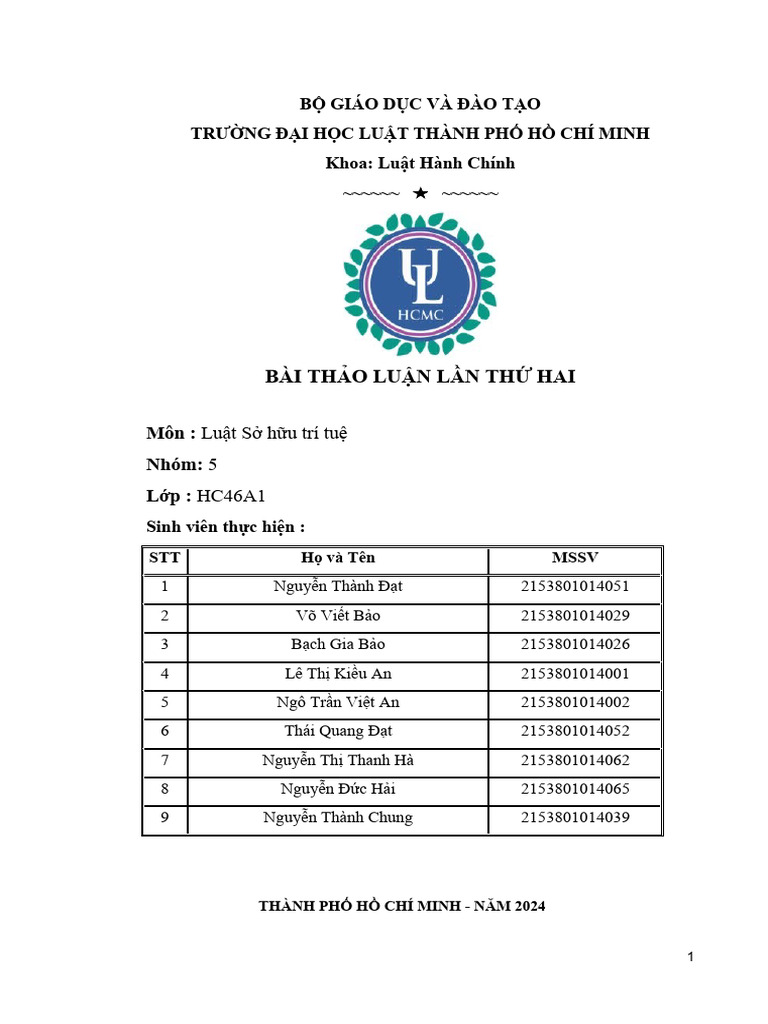 Nhóm-5 SHTT Lần-2 | PDF