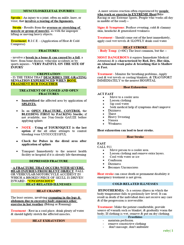 disaster last topic | PDF | Hyperthermia | Myocardial Infarction
