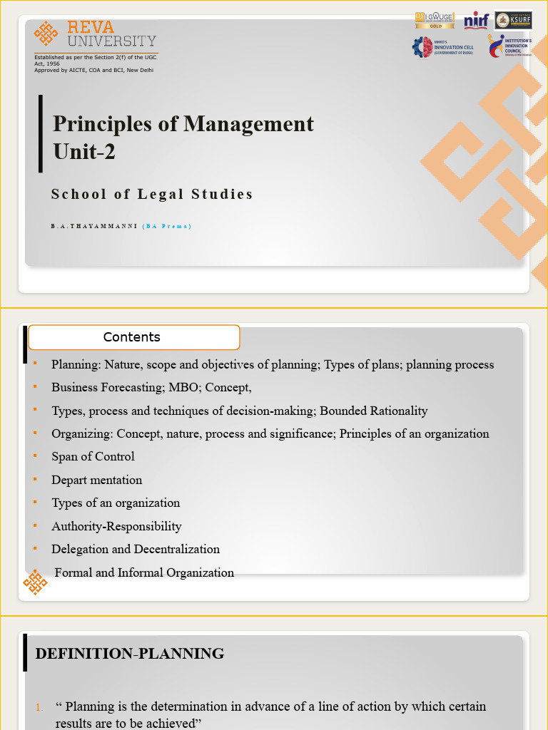 Pom-2 Unit | PDF | Rationality | Decision Making