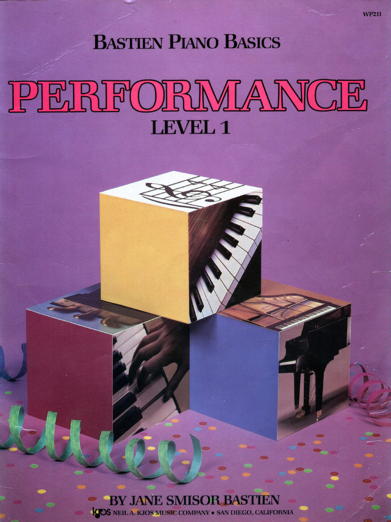 Bastien Jane Smisor Bastien Piano Basics Performance Level 1 | PDF
