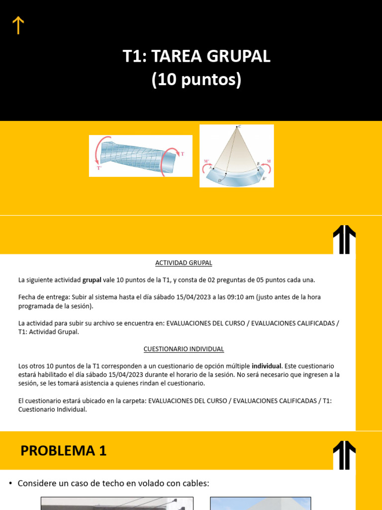 T1 - TAREA GRUPAL E INDICACIONES GENERALES - Estructuras 2 | PDF | Ciencia y matemáticas