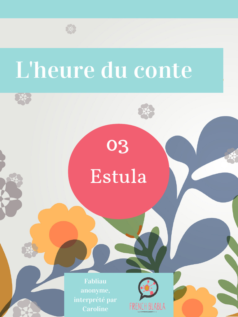 Lheure Du Conte Estula | PDF | Grammar