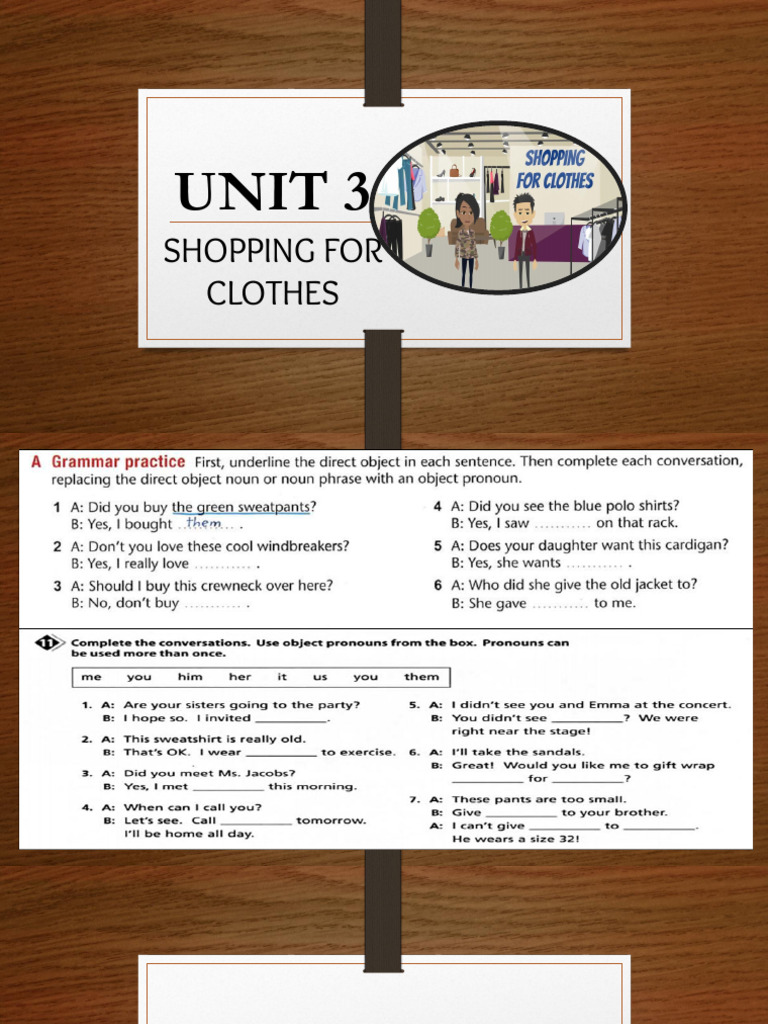 Unit 3 | PDF | Adjective | Grammar