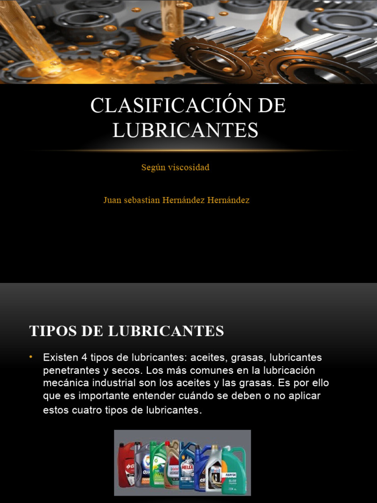 Lubricantes | PDF | Lubricante | Rodamiento (Mecánico)