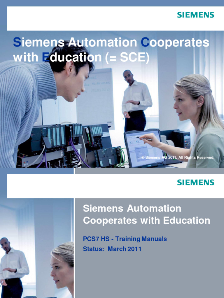 Siemens PCS7 Training Manuals | PDF | Control Theory | Programmable Logic Controller