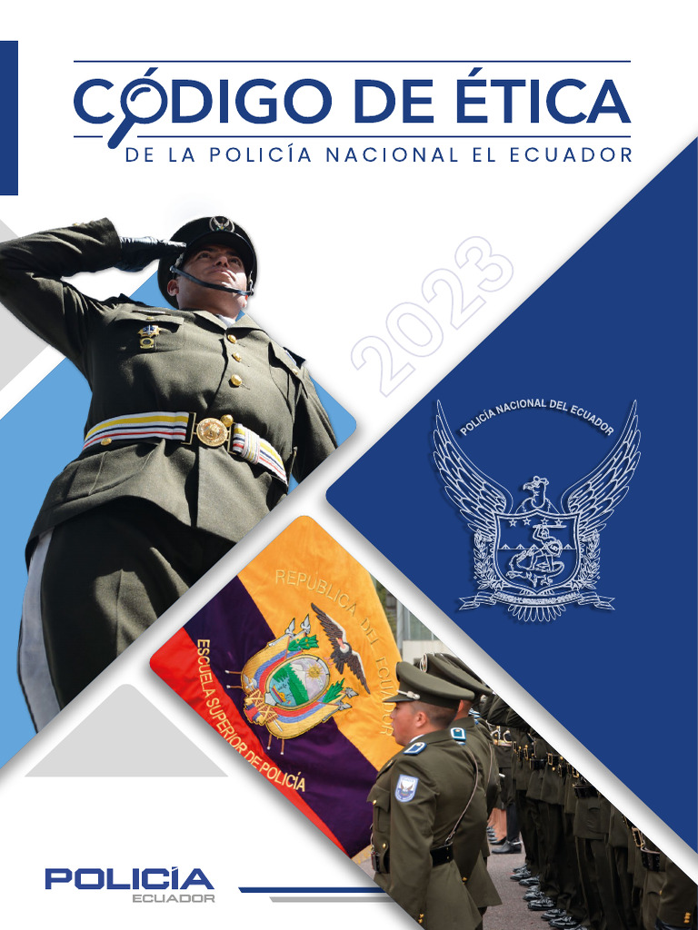 Codigo Etica Policia Nacional 2023 Pdf Policía Moralidad