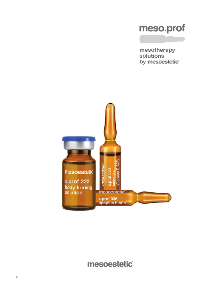 Catalogo Meso Prof | PDF | Antioxidante | Lípido