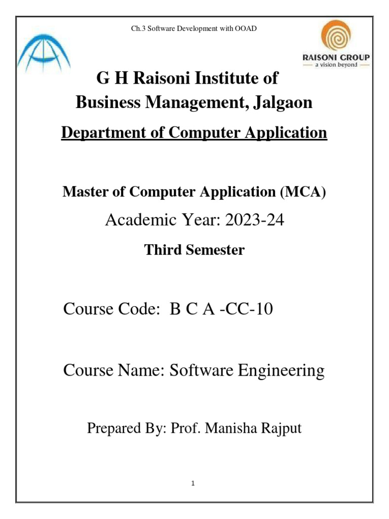 Unit 3 Software Engineering | PDF | Inheritance (Object Oriented Programming) | Class (Computer ...