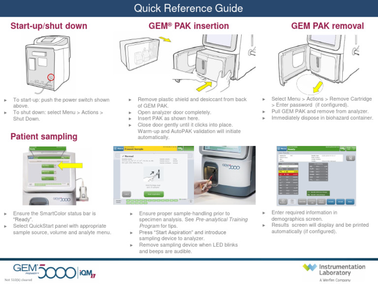 Guia Rapida - Gem 5000 | PDF
