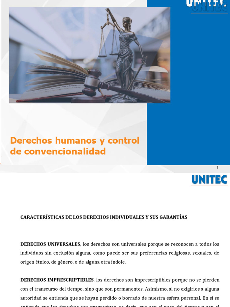 Características de Derechos y Garantías Individuales | PDF | Caso de ...