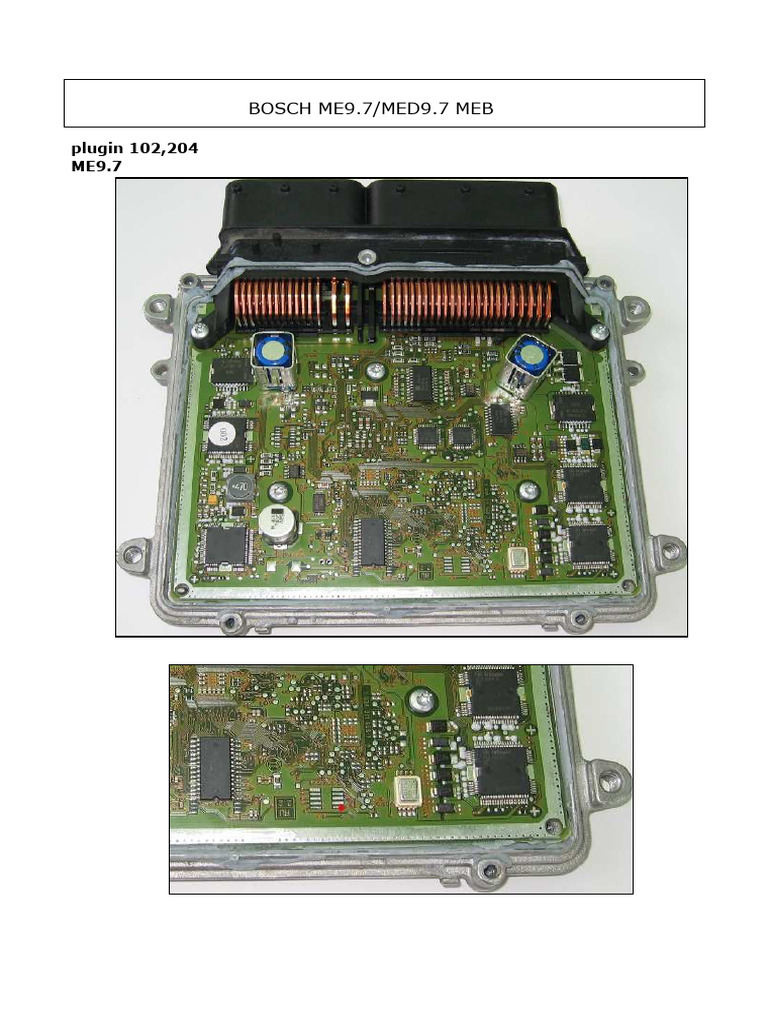 Bosch Me9.7 Mercedes | PDF | Computers