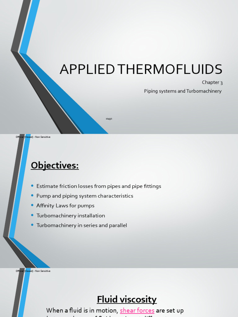 Applied Thermofluids Chapter 3 - Copy | PDF | Reynolds Number | Fluid ...