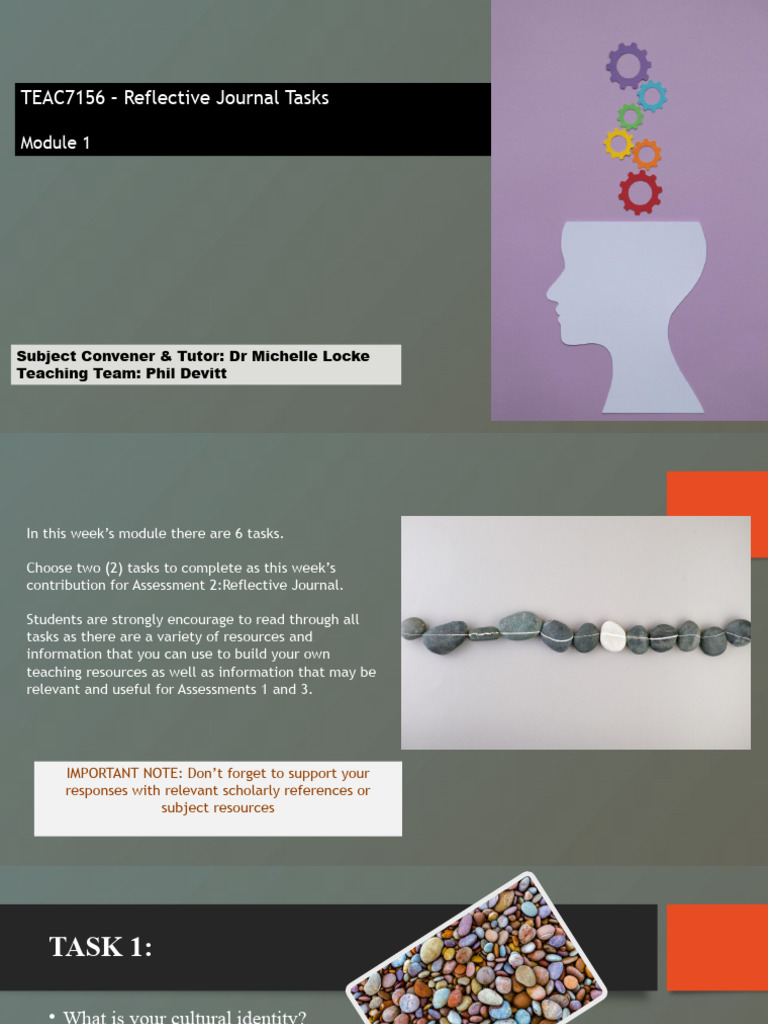 Reflective Journal Tasks - Module 1 - Spring 2023 | PDF | Thought ...