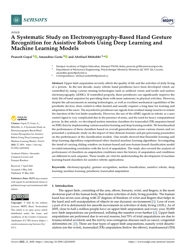1_1_a Article A systematic study | PDF | Prosthesis | Electromyography