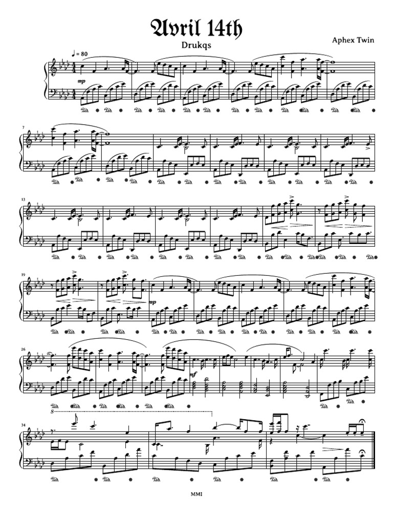 Avril 14th - Aphex Twin | PDF