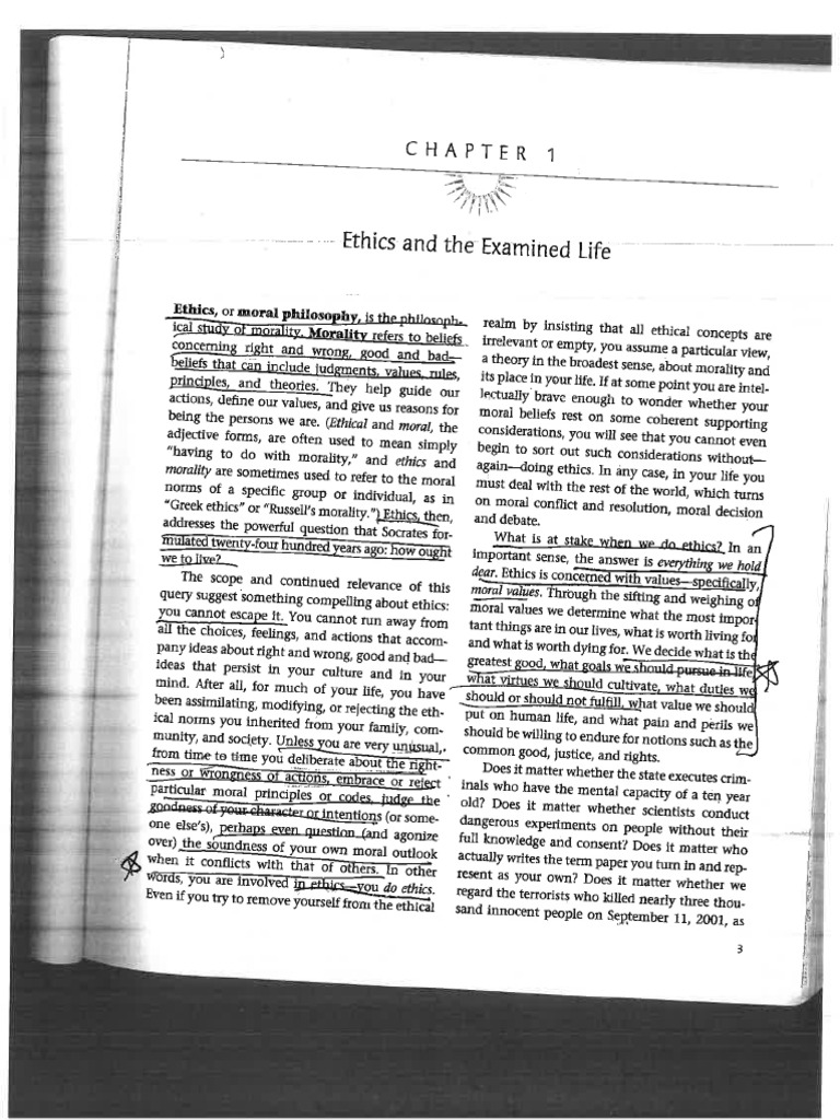 Chapter 1 and 2 of Doing Ethics | PDF