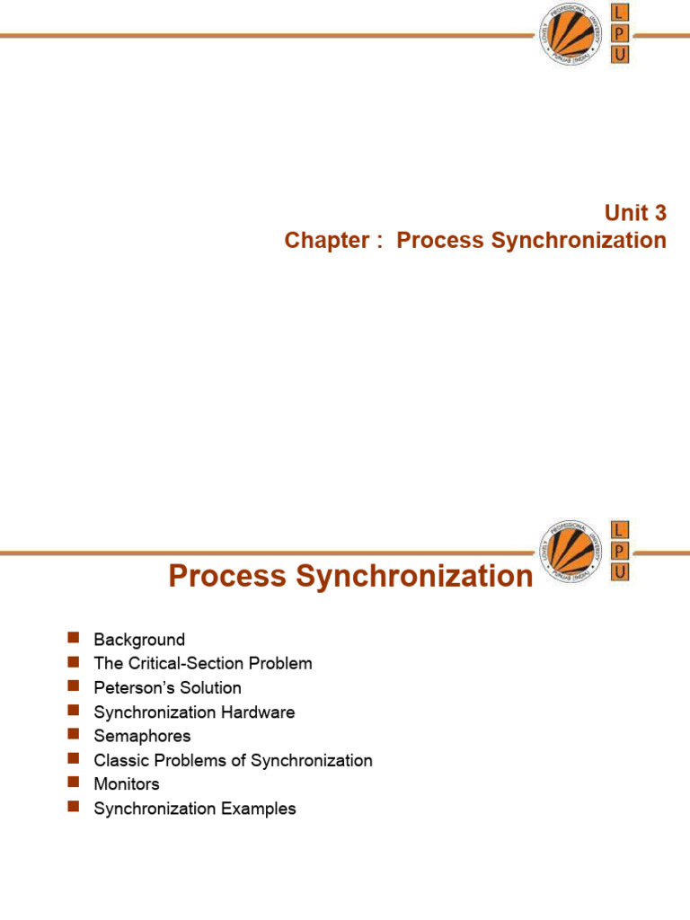 1 - OS Process Synchronization | PDF | Data Buffer | Computer Programming