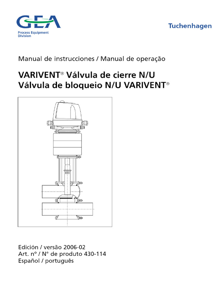 GEA VARIVENT N, VARIVENT U Manual de Usuario - Manualzz | PDF