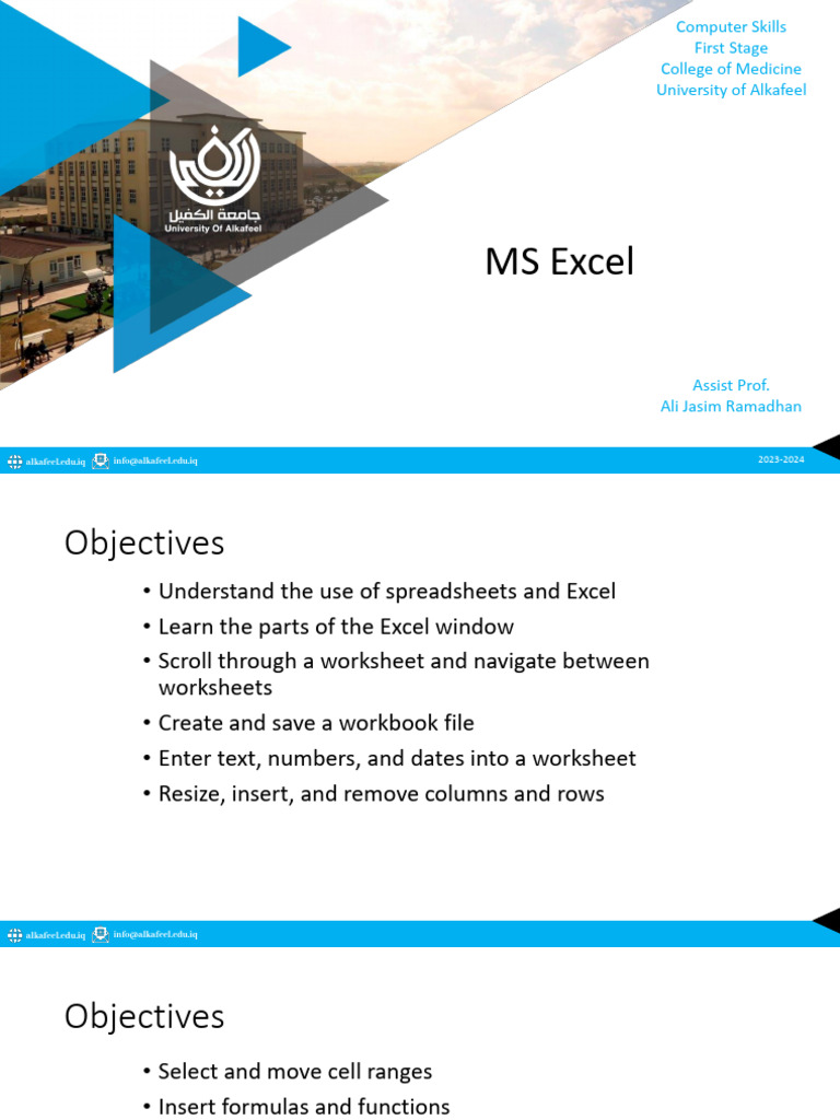 MS Excel | PDF | Microsoft Excel | Spreadsheet MS Excel | PDF | Microsoft Excel | Spreadsheet