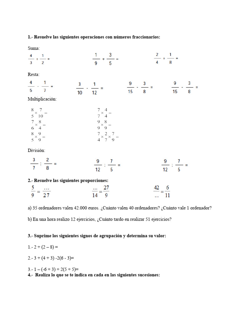 Guia Matematicas I Pdf Conceptos Matemáticos Aritmética