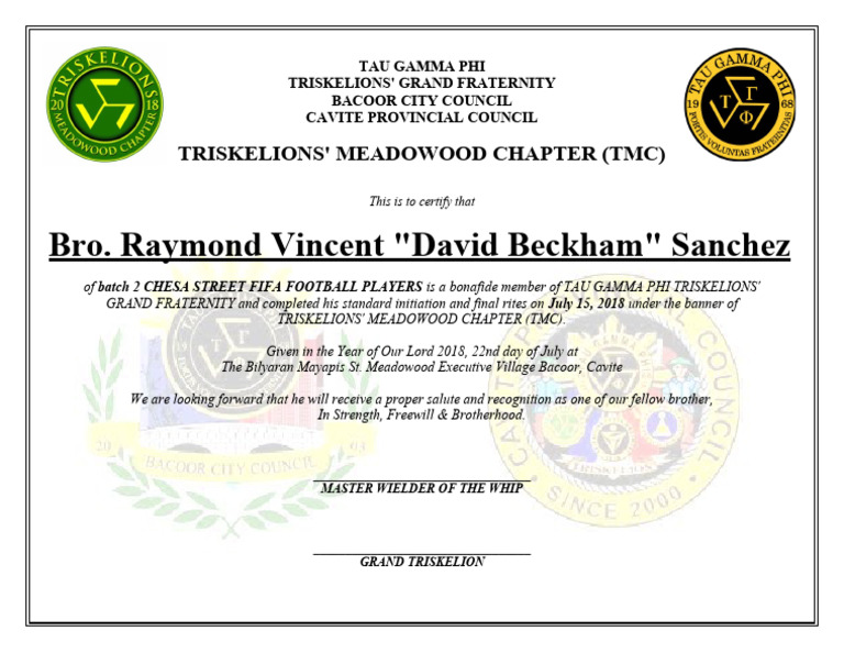 TMC Col Official | PDF