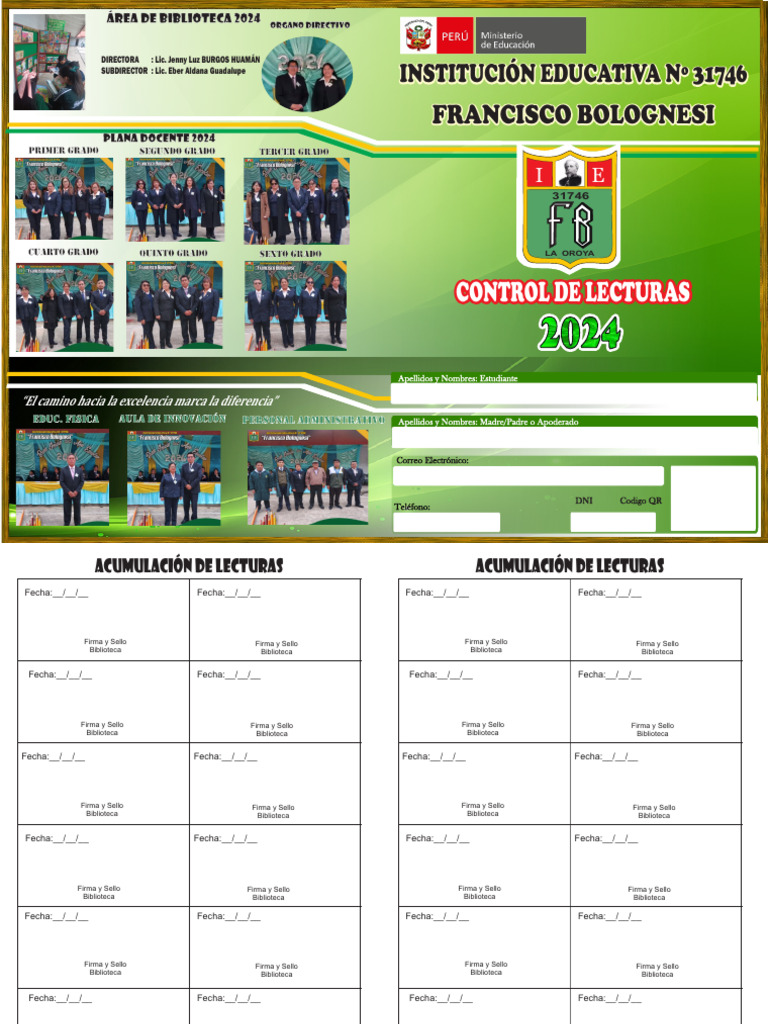 Control de Lecturas 2024 | PDF