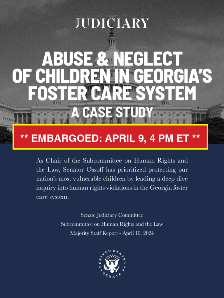 Foster Care Report | PDF | United States Department Of Health And Human ...