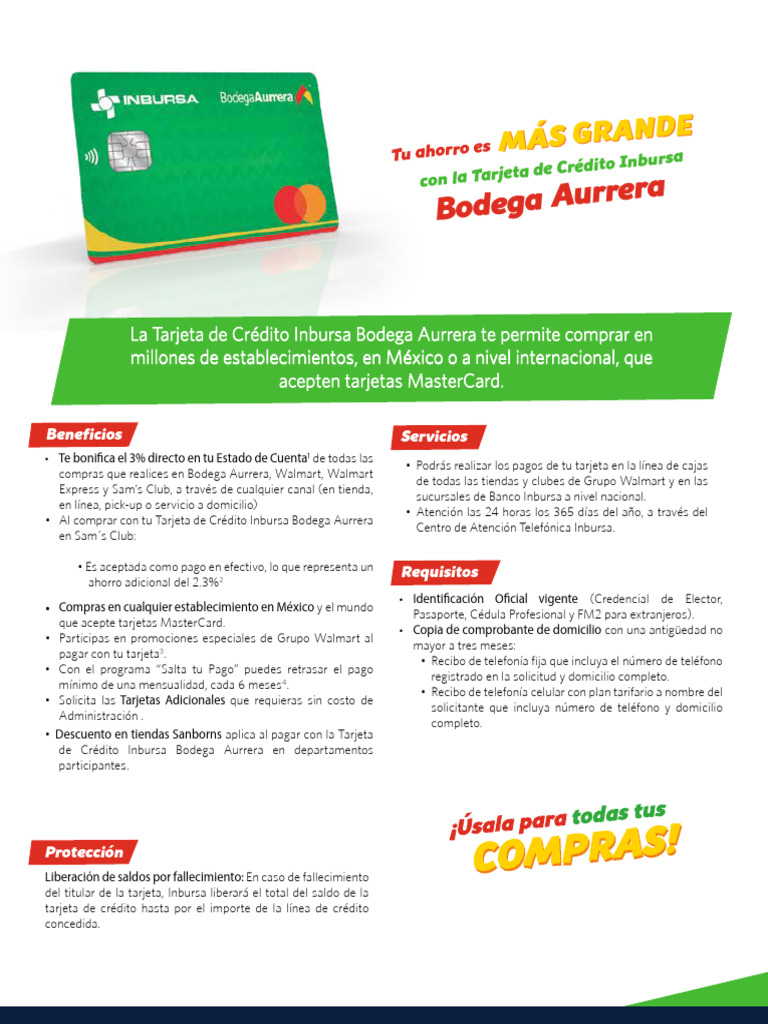 Folleto Web Bodega Aurrera Marzo | PDF | Tarjeta de crédito | Walmart