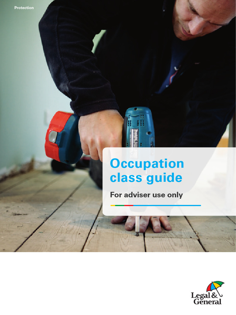 Occupation Class Insurance Guide | PDF | Physician | Nursing