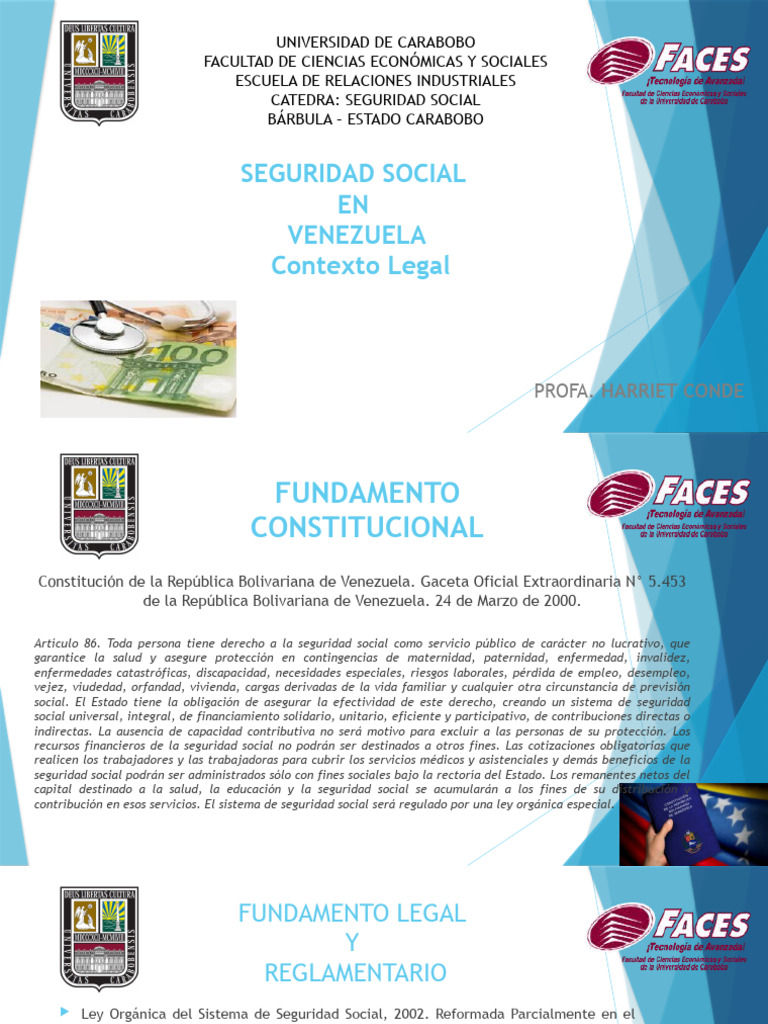 Pressentacion Bases Legales de La Seguridad Social. Junio 2021 | PDF ...