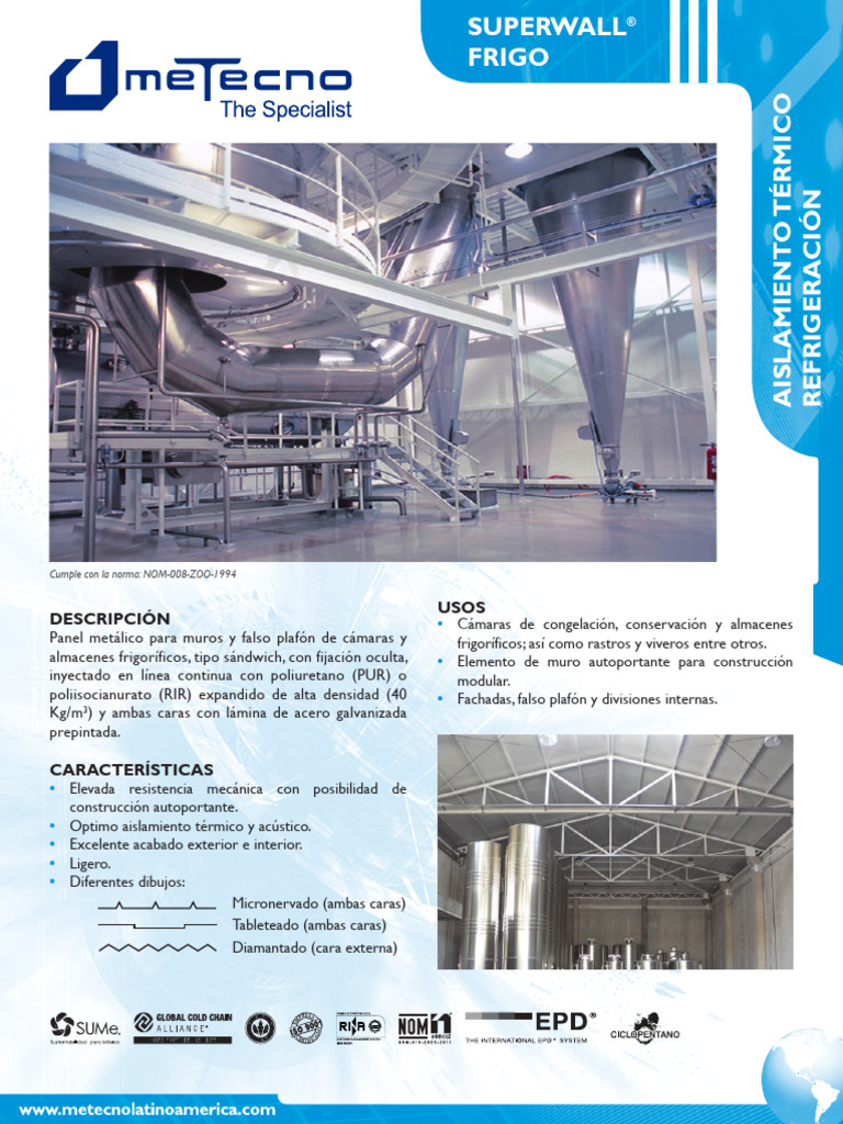 Ficha Superwall Frigo Febrero 2023 P | PDF | Tornillo