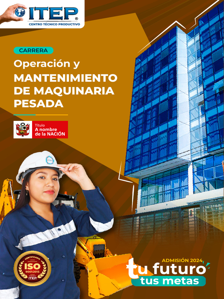 Operacion de Maquinaria ITEP Broch 2024 | PDF | Camión | Tractor