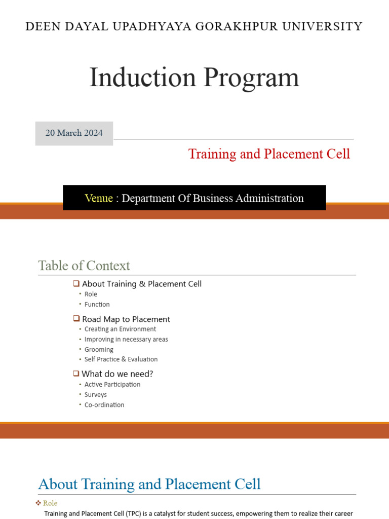 Induction Program | PDF | Social Psychology | Human Communication