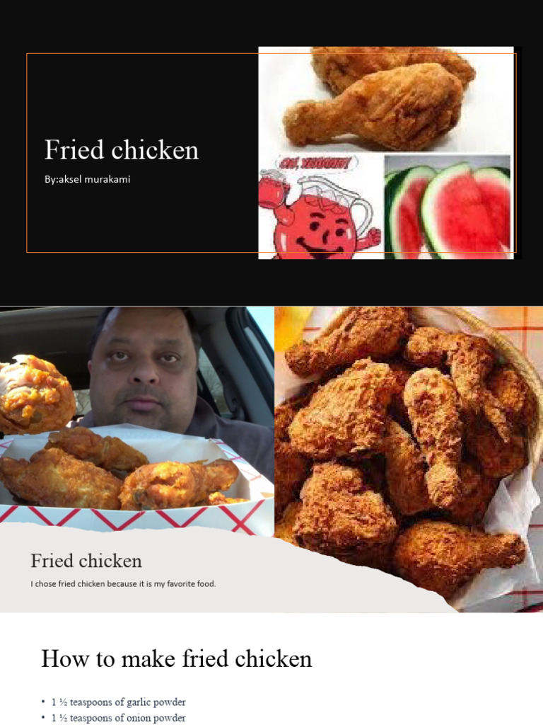 Fried Chicken | PDF | Foods | Cuisine