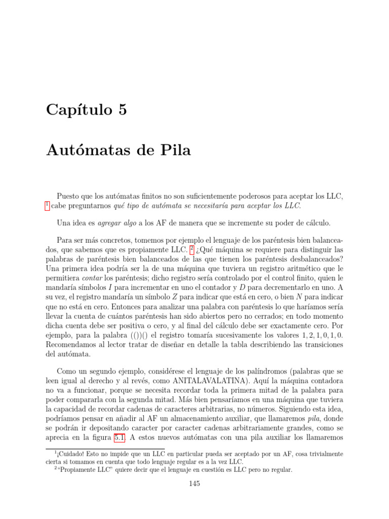 Automata de Pila | PDF | Matemáticas