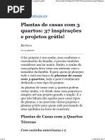 Plantas de Casas T3 com 3 Quartos | PDF | Casa | Projeto arquitetônico