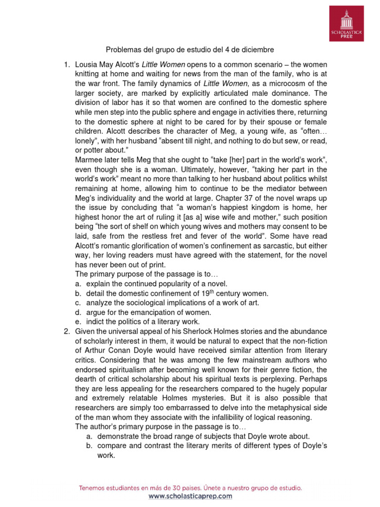Analysis of Literary Works and Themes | PDF | Arthur Conan Doyle ...