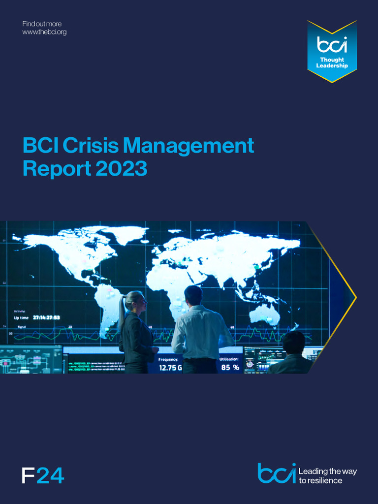 BCI Crisis Management Report 2023 | PDF | Crisis Management | Emergency ...