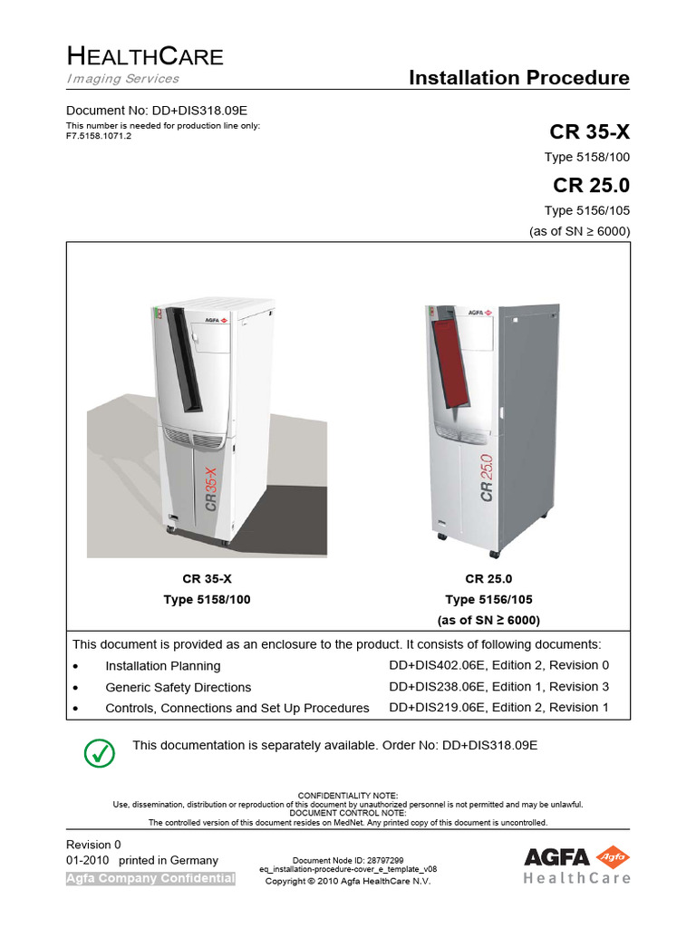 Installation Procedure - CR 25.0 CR 35-X | PDF | Computing