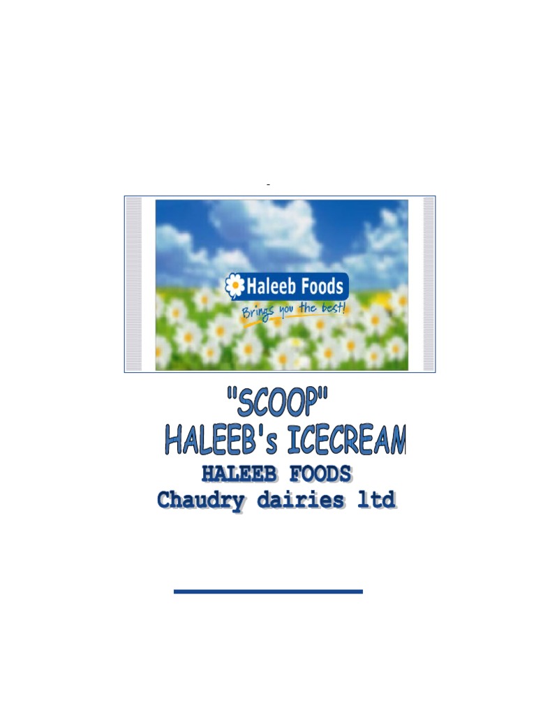 Haleeb Foods Product Launch Strategy | PDF | Milk | Foods