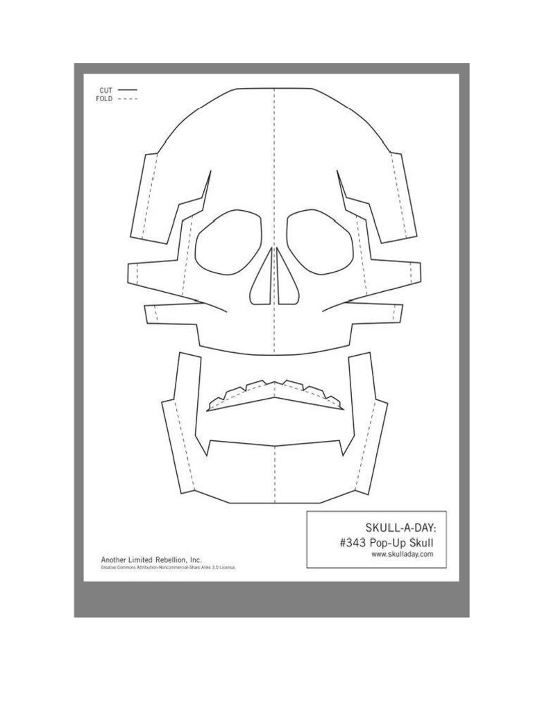 Calavera Molde | PDF