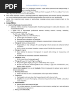 APS Code of Ethics | PDF | Informed Consent | Psychologist