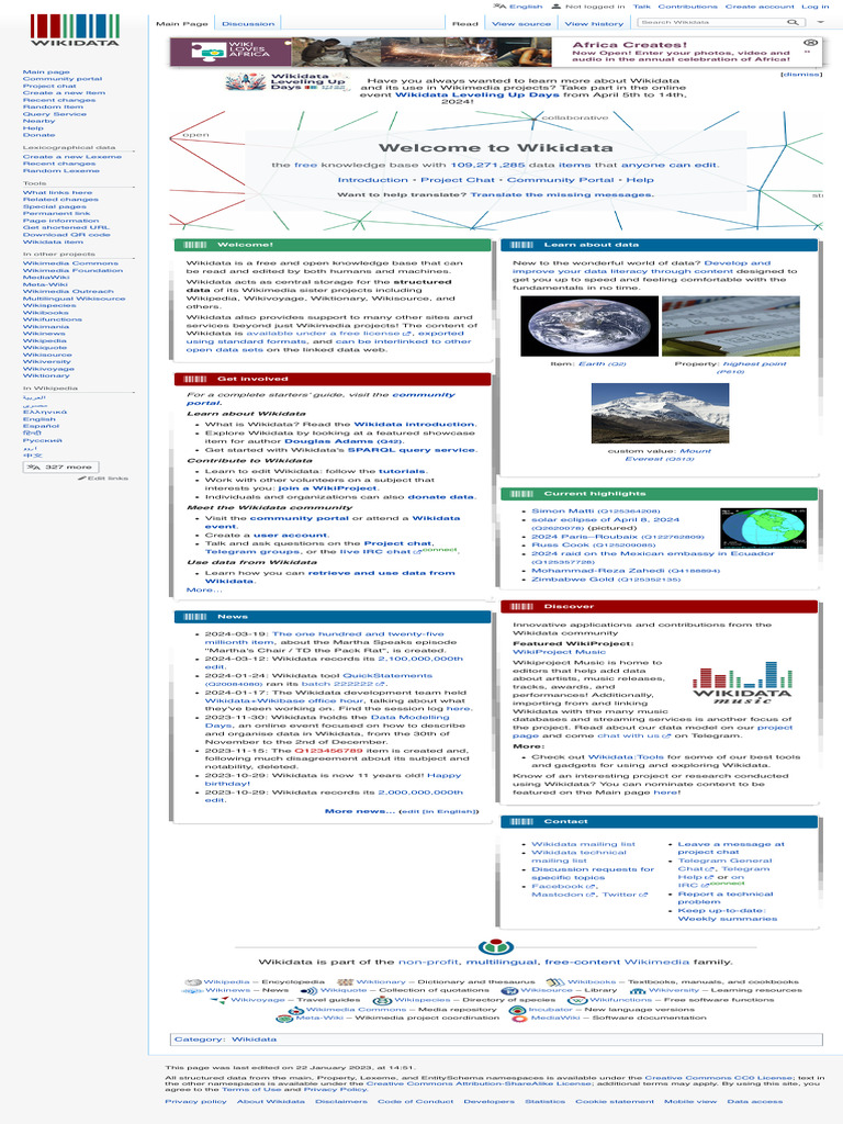 Wikidata | PDF | Web 2.0 | World Wide Web