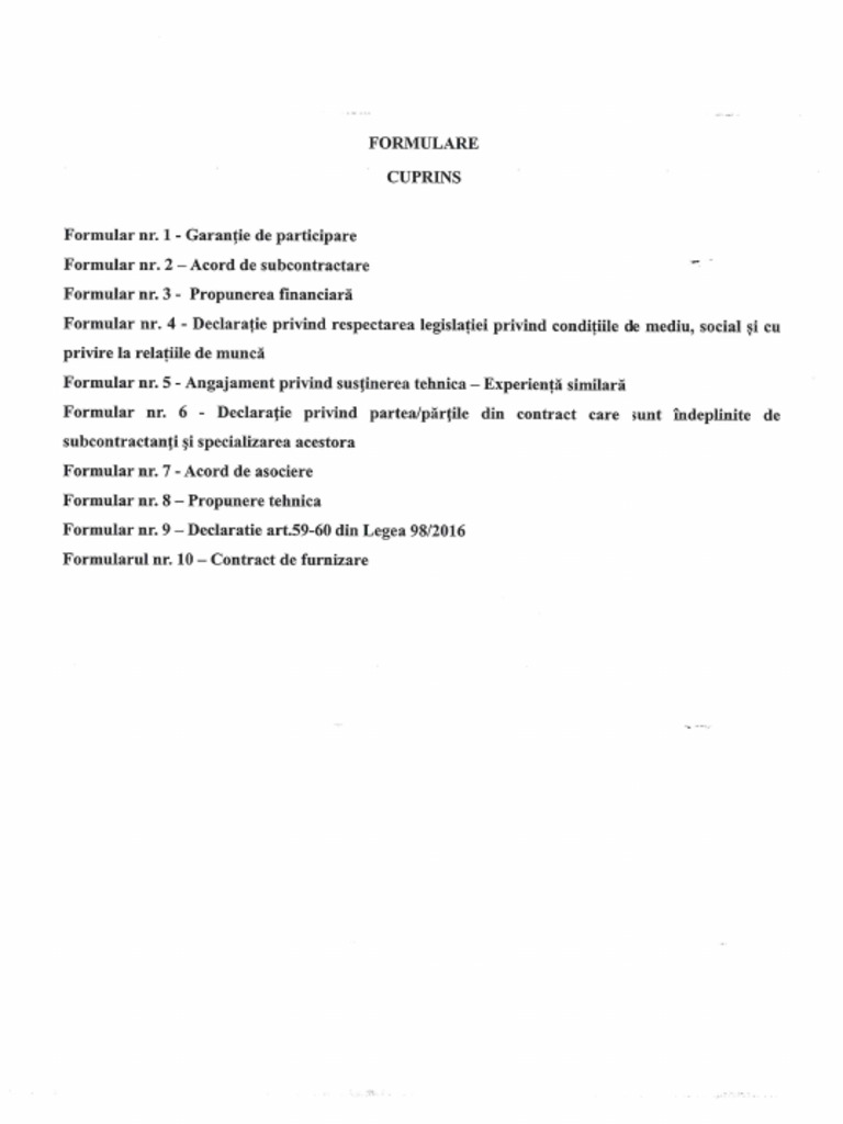 2442 Formulare Si Model Contract | PDF